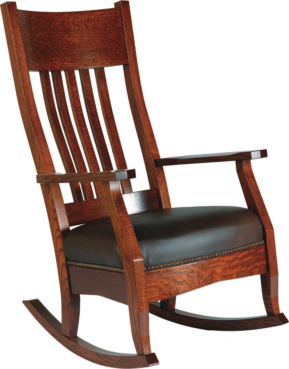 Mission Rocker | Amish Solid Wood Rocking Chairs | Kvadro Furniture