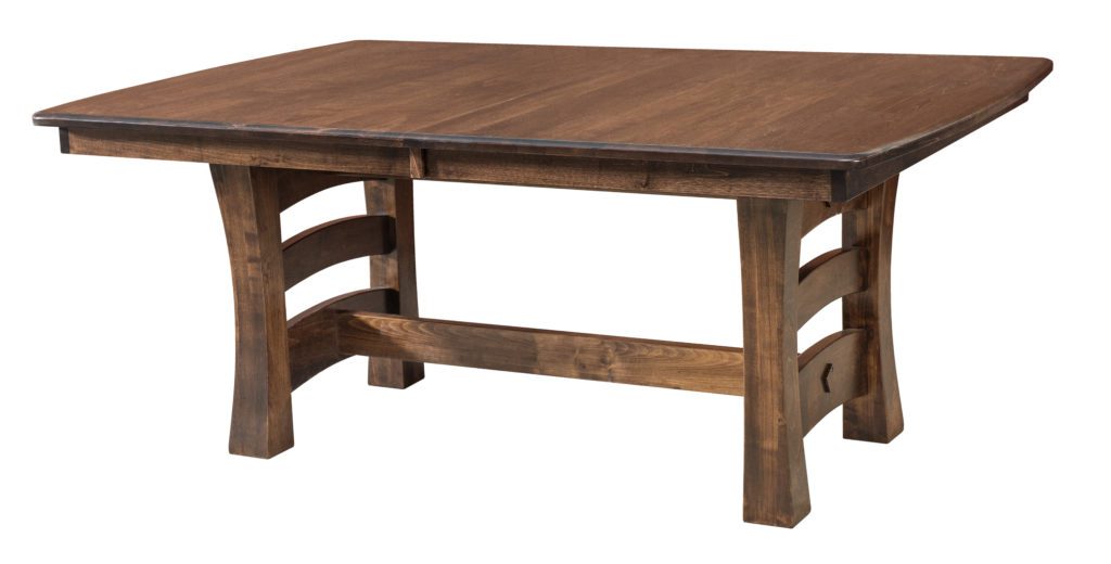 Nashville Trestle Table | Amish Solid Wood Tables | Kvadro Furniture