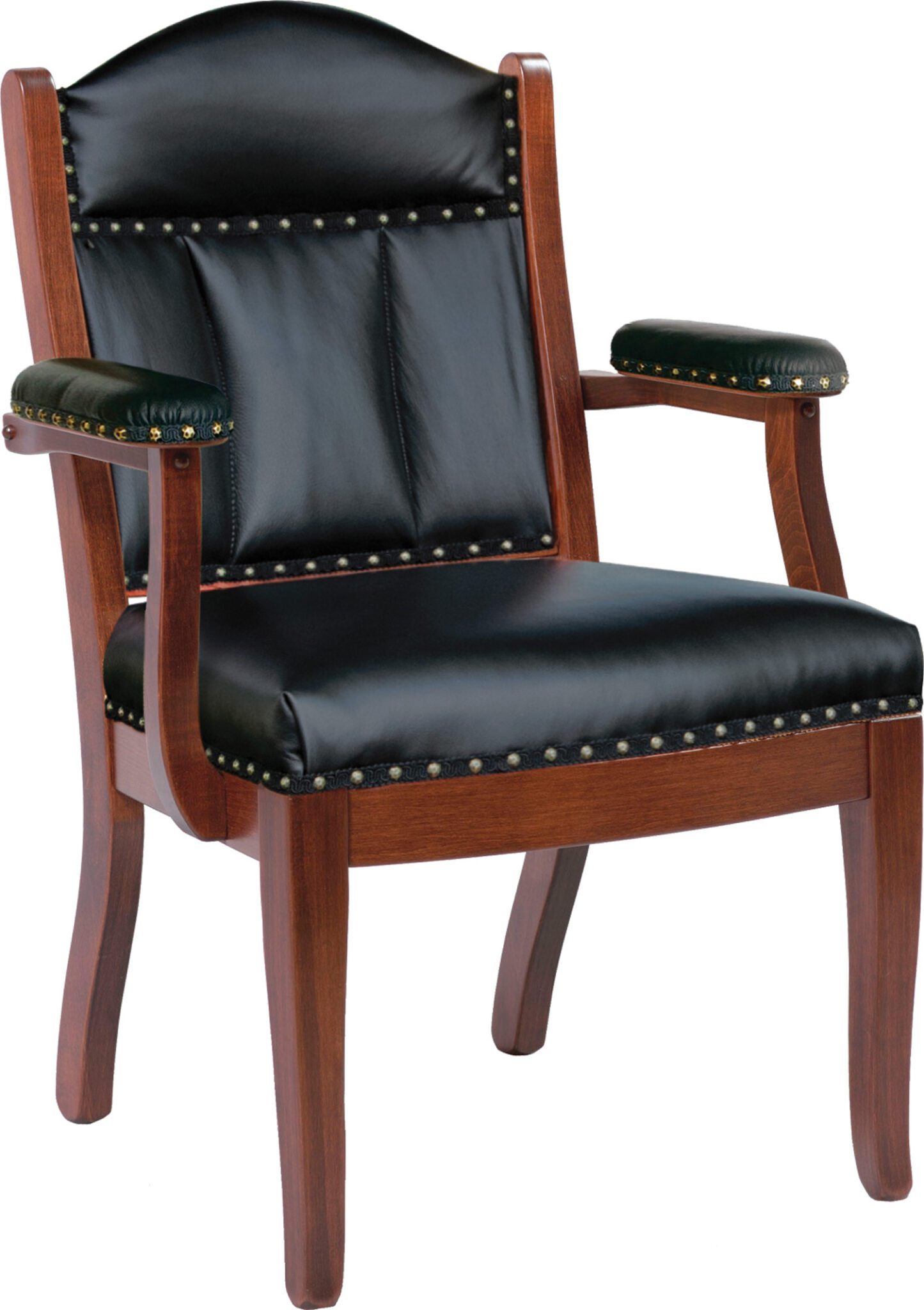 Low Back Client Chair | Amish Solid Wood Office Chairs | Kvadro Furniture