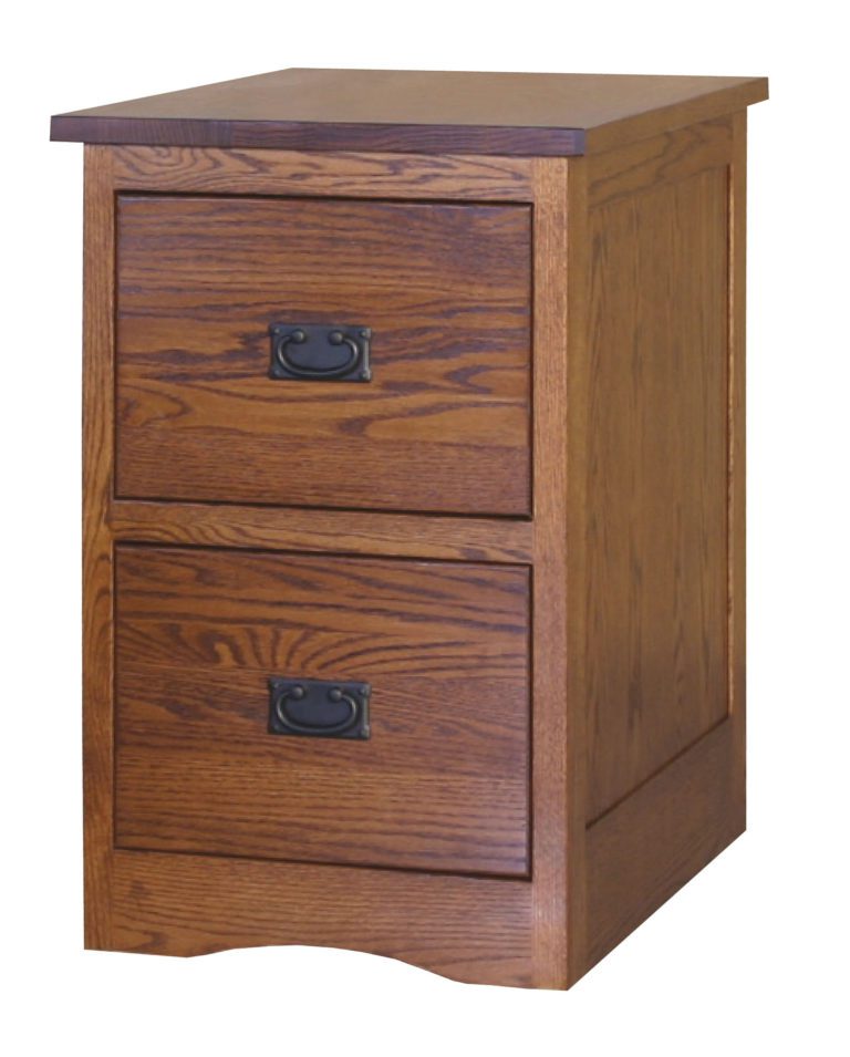 Mission Filing Cabinet | Amish Solid Wood Filing Cabinets | Kvadro ...