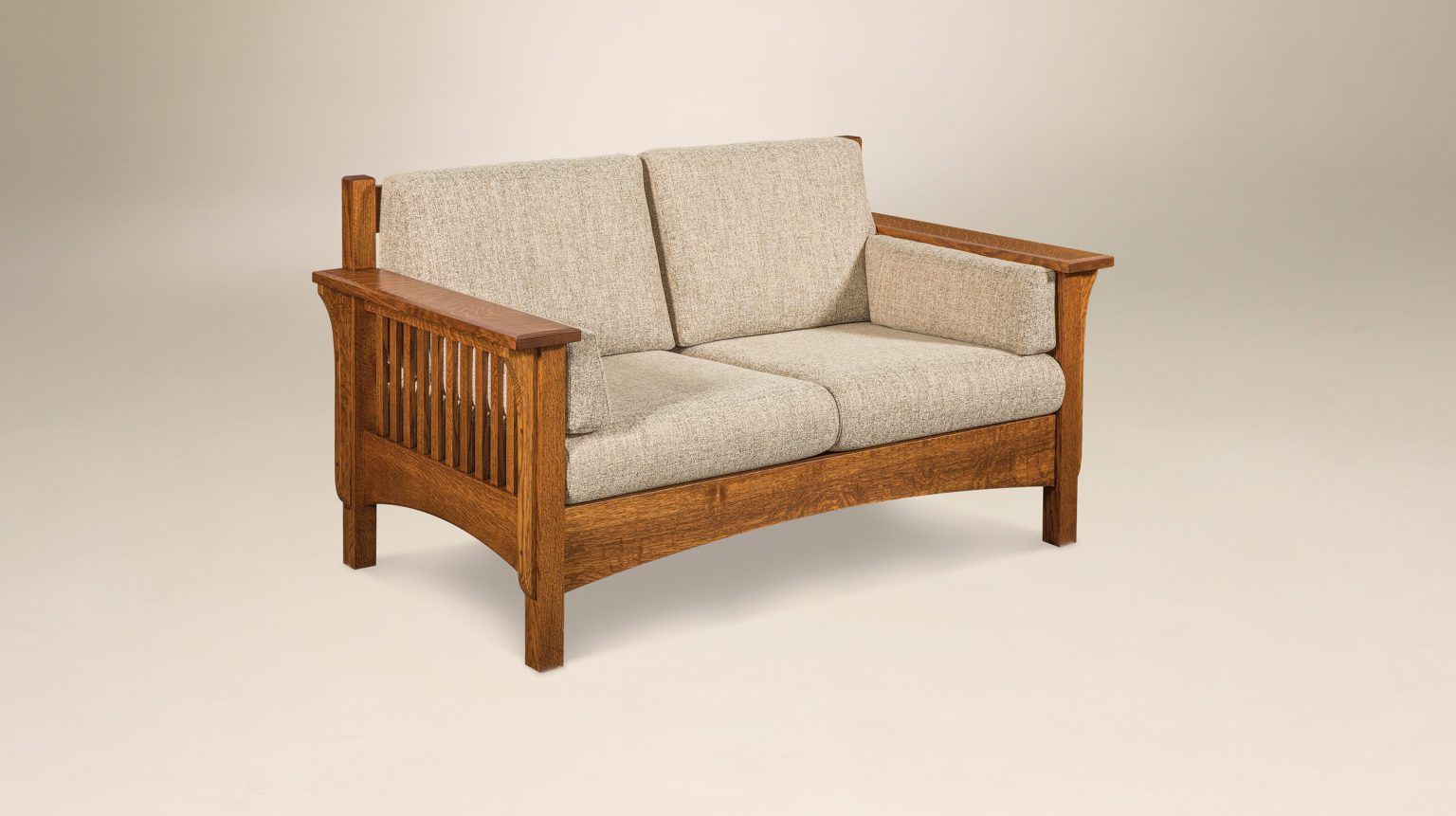 Pioneer Loveseat | Amish Solid Wood Loveseats | Kvadro Furniture