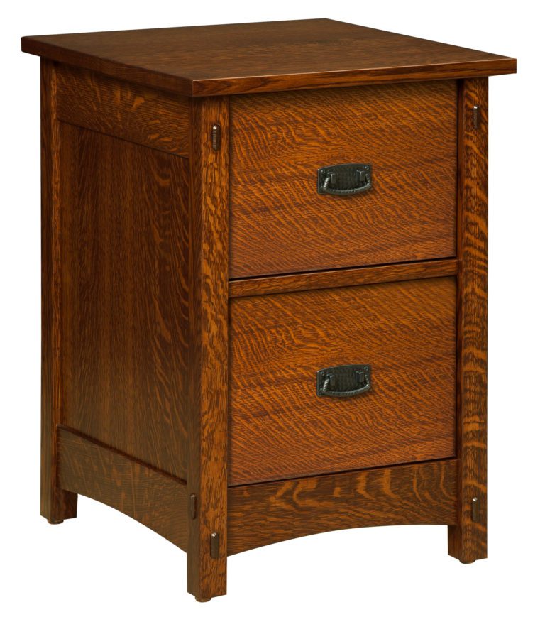 Signature Mission Filing Cabinet | Amish Solid Wood File Cabinets ...