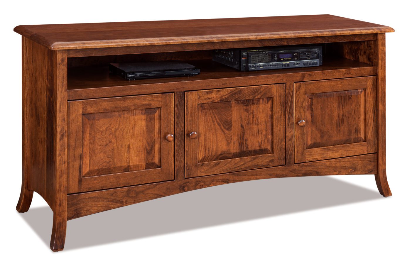 Carlisle TV Stand | Amish Solid Wood TV Stands | Kvadro Furniture