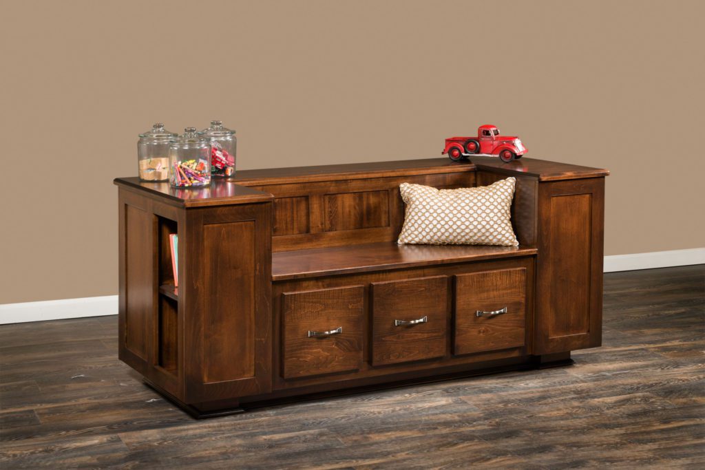 Bradley Bench | Amish Solid Wood Benches | Kvadro Furniture