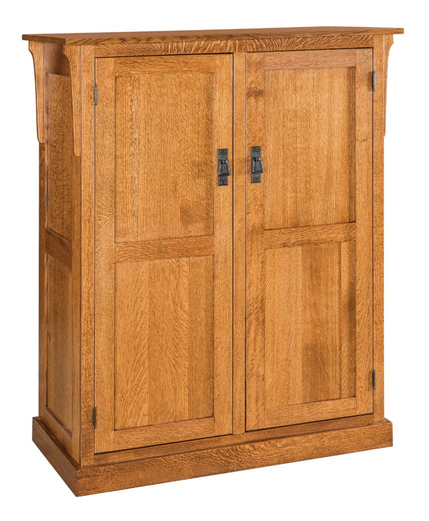 Broadway Mission Pantry | Amish Solid Wood Pantries | Kvadro Furniture